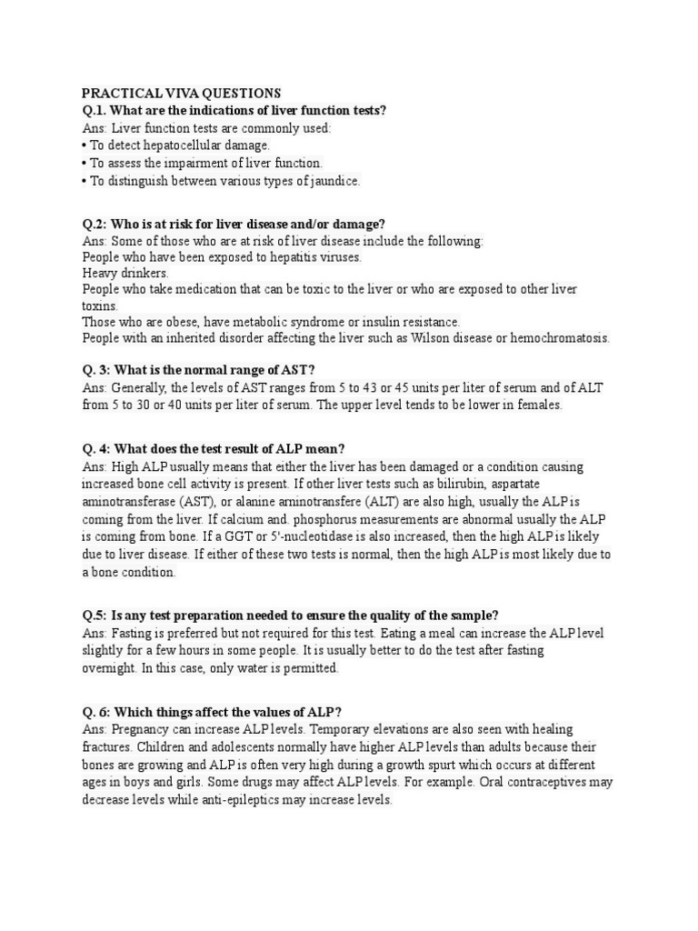 Practical Viva Questions | PDF