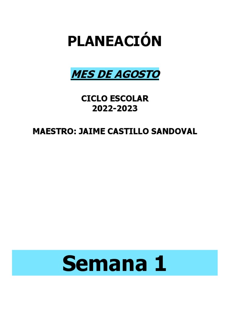 Semana 1 Pdf