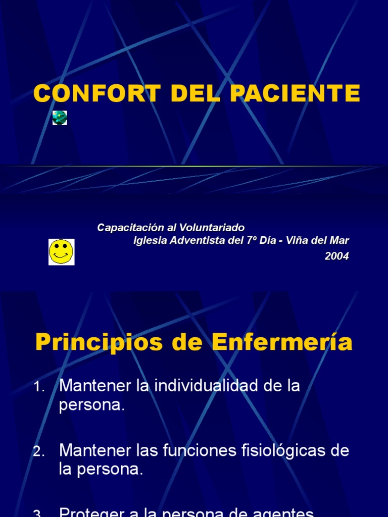 Confort Del Paciente | PDF