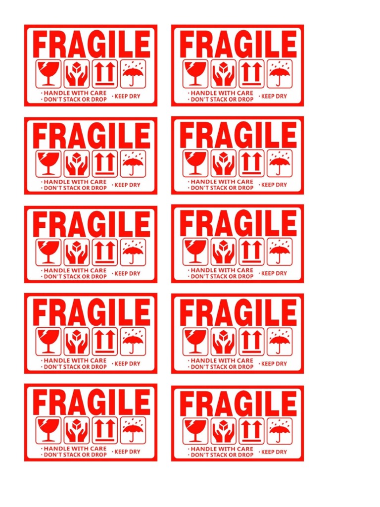 Fragile 1 | PDF