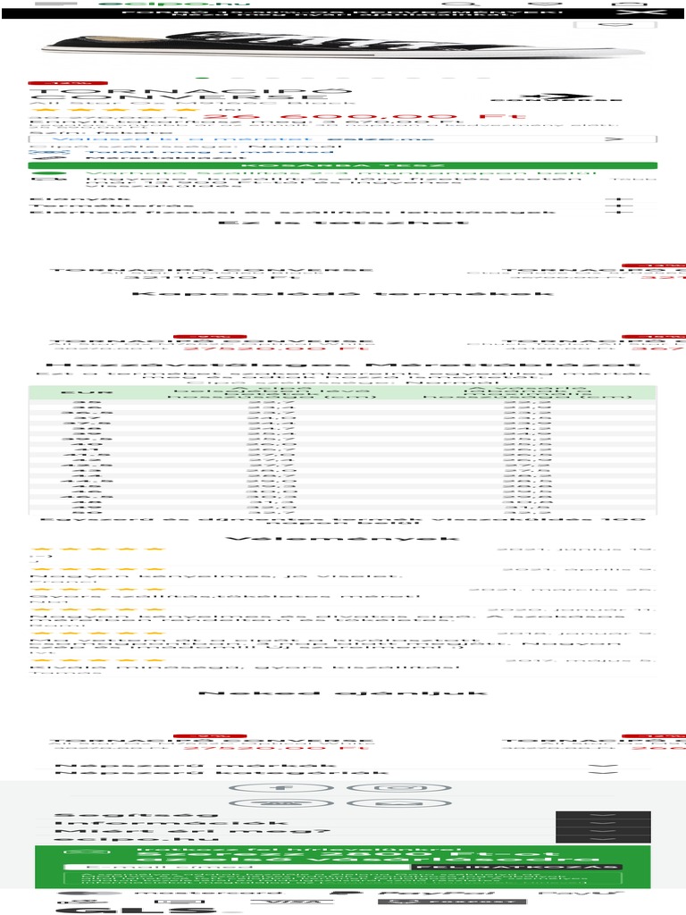 Tornacipő Converse - All Star Ox M9166C Black - Unisex Ecipo - Hu | PDF
