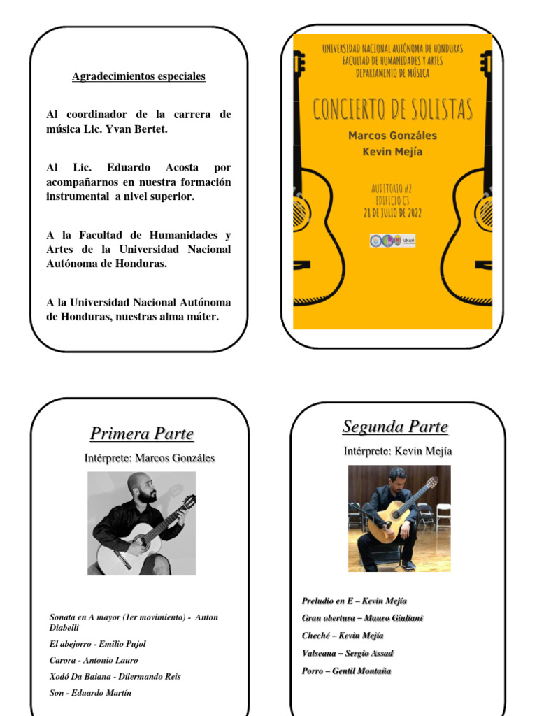 Programa de Mano | PDF