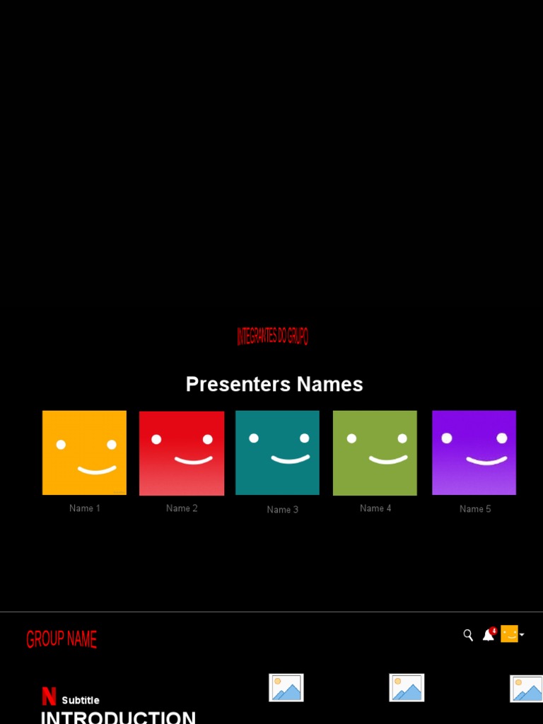 Free Netflix PowerPoint Template | PDF | Text | Typography