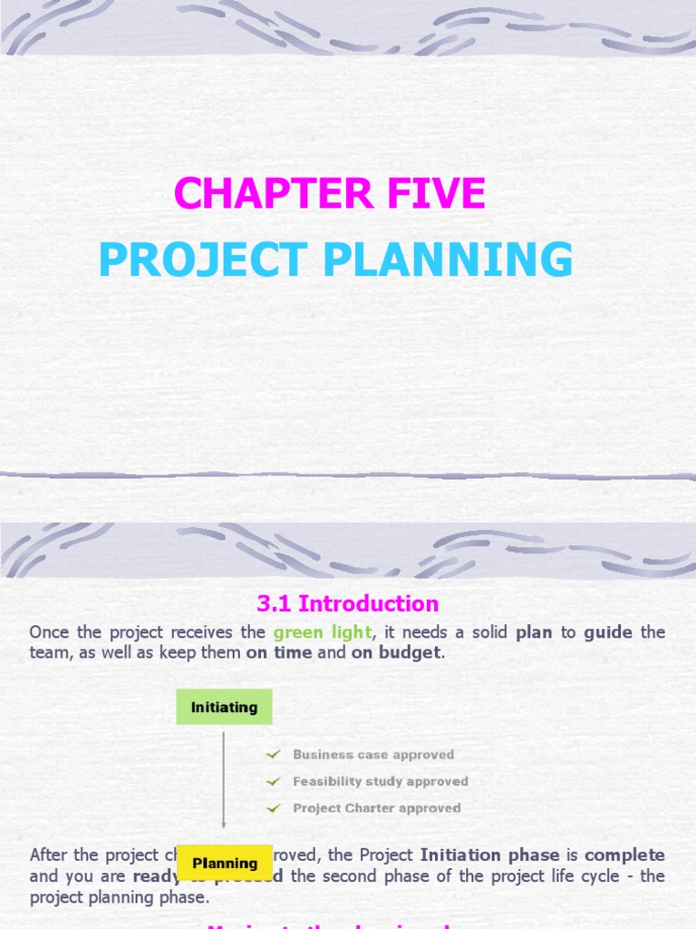 CH 5 Project Planning | PDF