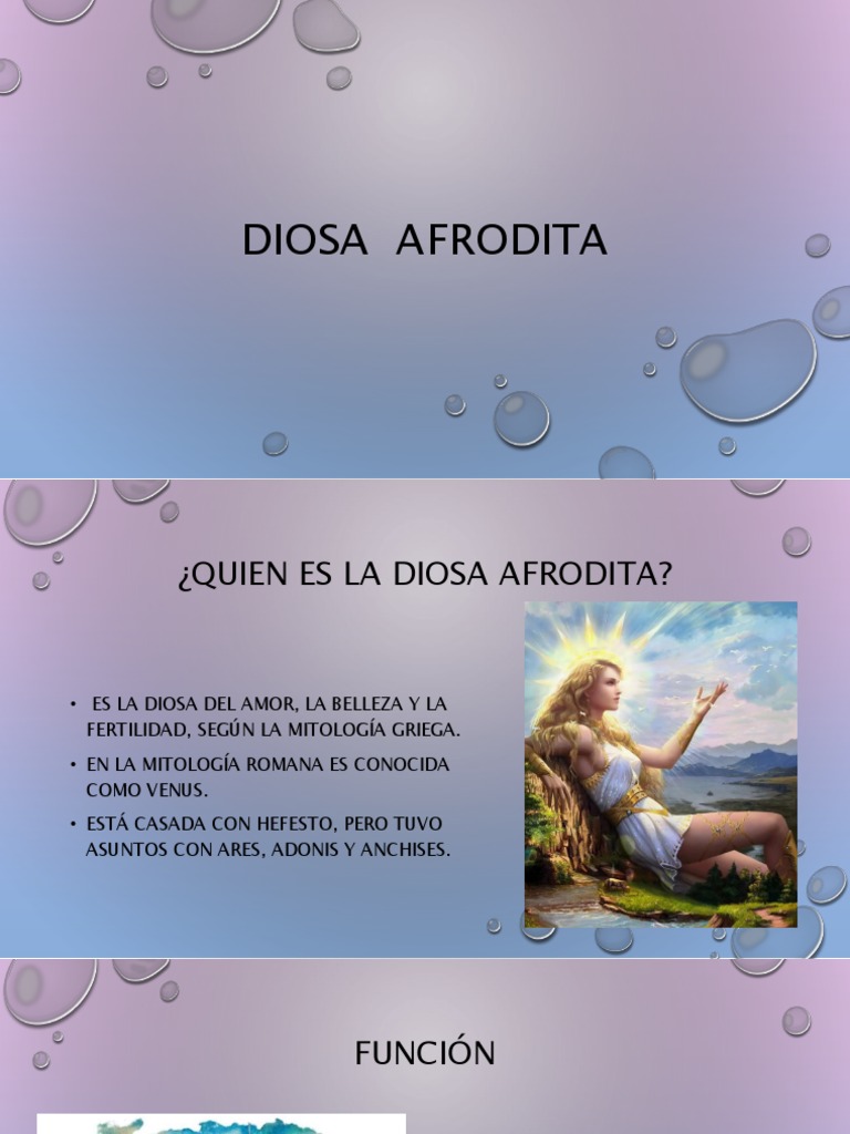 Diosa Afrodita | PDF