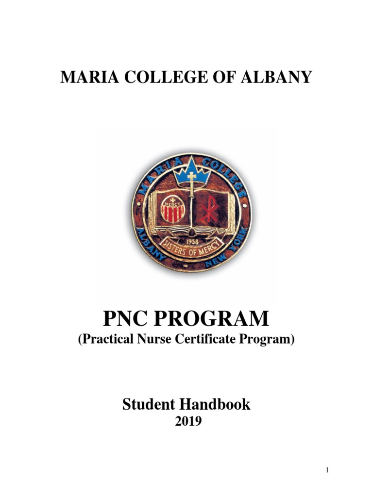 PNC Student Handbook - 2019 2.20.19 | PDF | Nursing | Learning