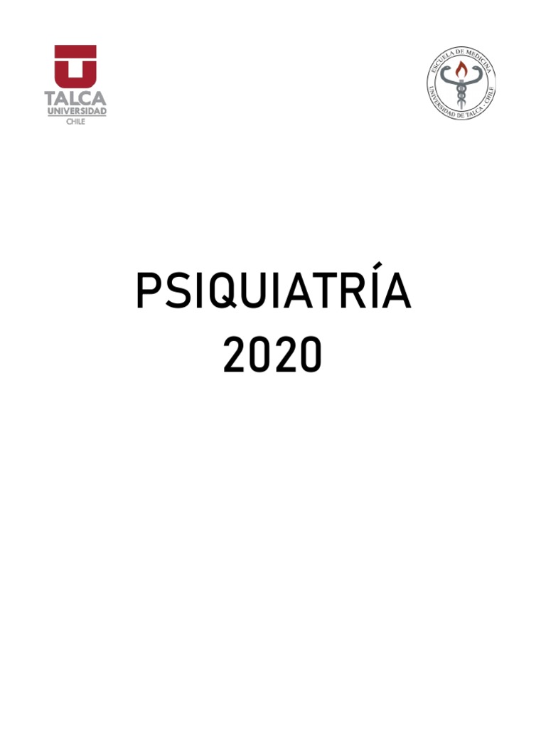 Psiquiatria UTAL | PDF | Desorden bipolar | Manía Psiquiatria UTAL | PDF | Desorden bipolar | Manía