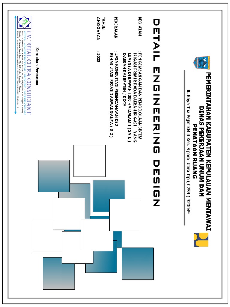 Gambar Ded Irigasi Saumanganya | PDF
