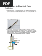 OPGW Splicing Guideline | PDF | Optical Fiber | Wire