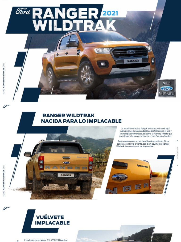 Ford Ranger 2021 Catalogo Descargable 2 | PDF