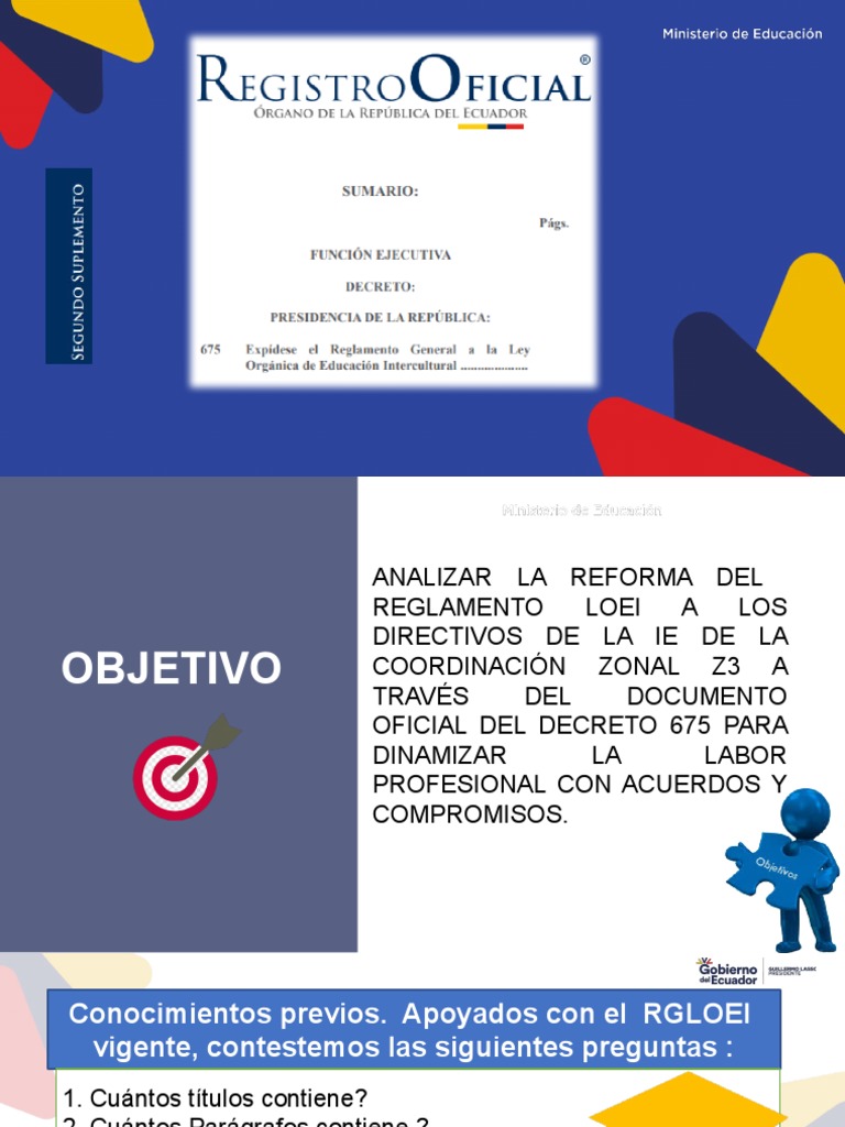 Reglamento Loei Completo | PDF | Evaluación | Plan de estudios