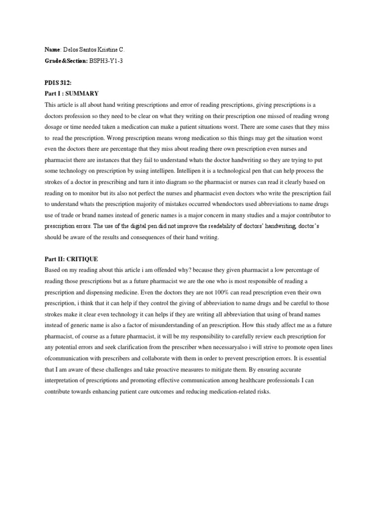 PDIS312-Assno1 Delossantos Kristine 2 | PDF