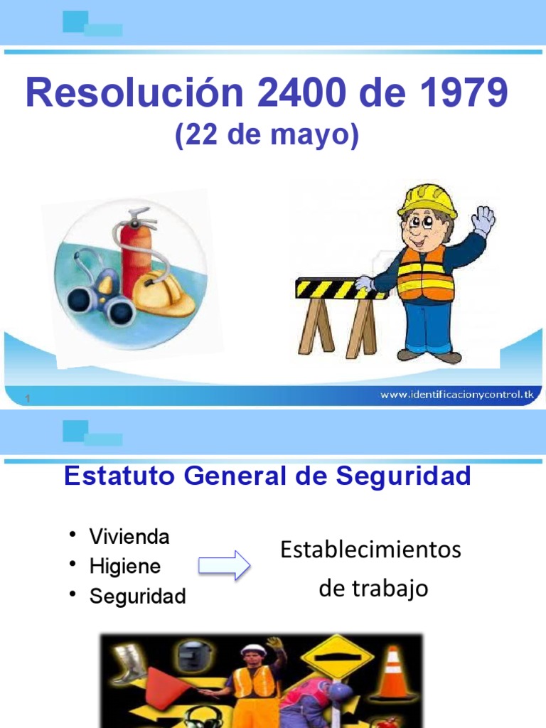 Resolucion 2400 de 1979 | PDF | Higiene | Naturaleza