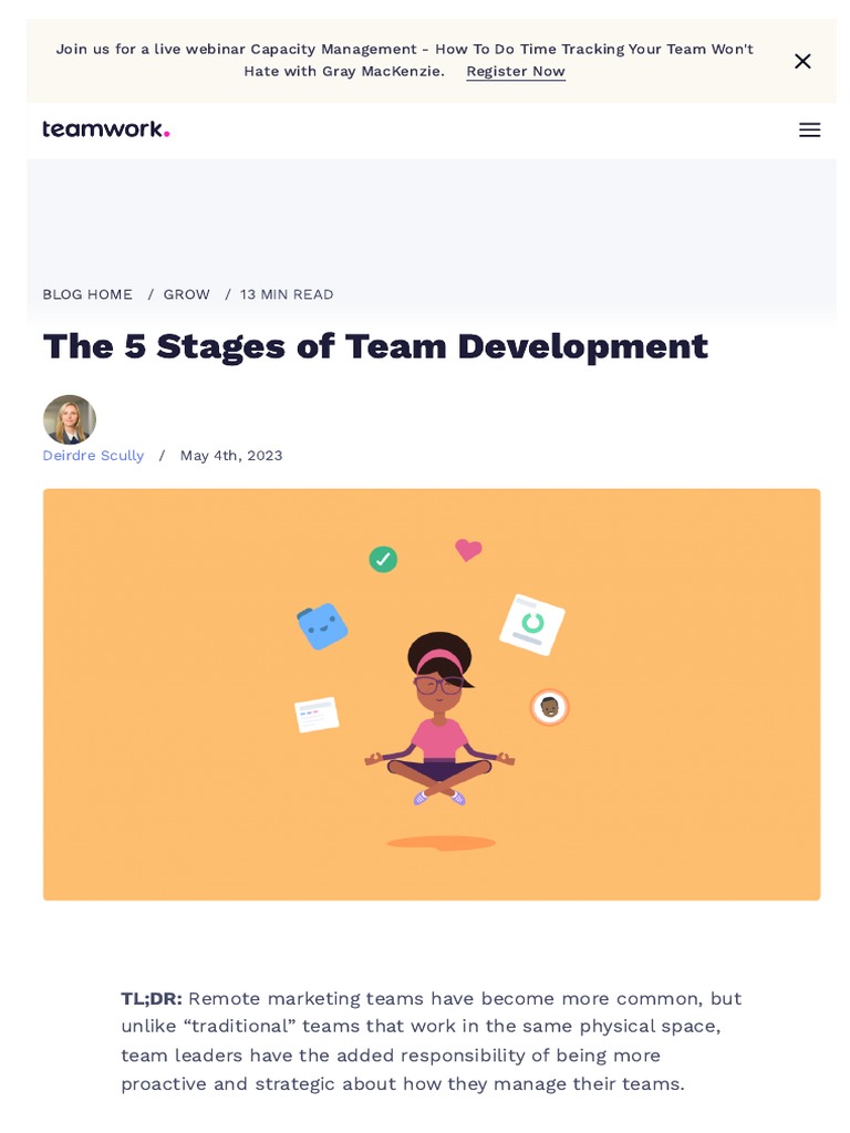 The 5 Stages of Team Development-1 | PDF | Project Management | Social ...