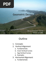 Crest and Sag Vertical Curve Design | PDF | Physics | Teaching Mathematics
