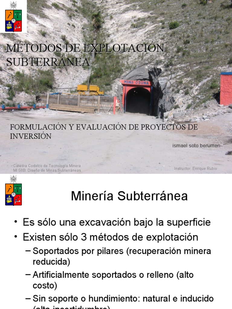 Métodos de Explotación (5) | PDF