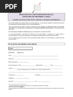 Formulaire Renouvellement Carte Pro Cnaps | PDF