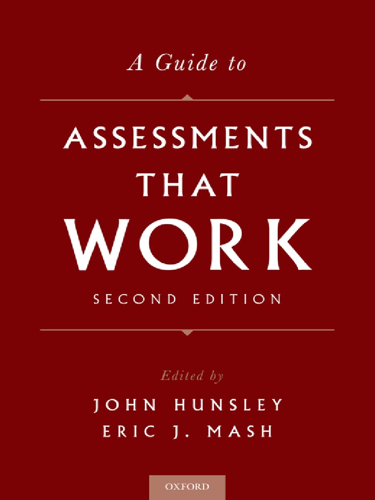 A Guide To Assessments That Work | PDF