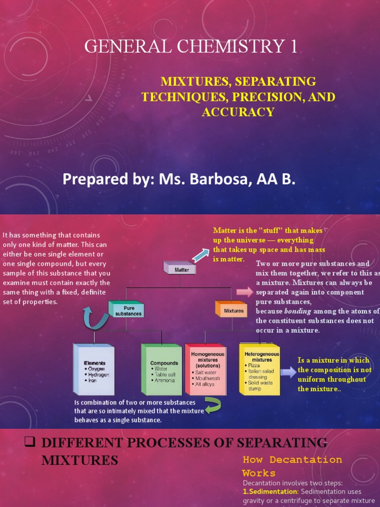 General Chemistry 1 - Week 2 | PDF | Mixture | Chemical Substances