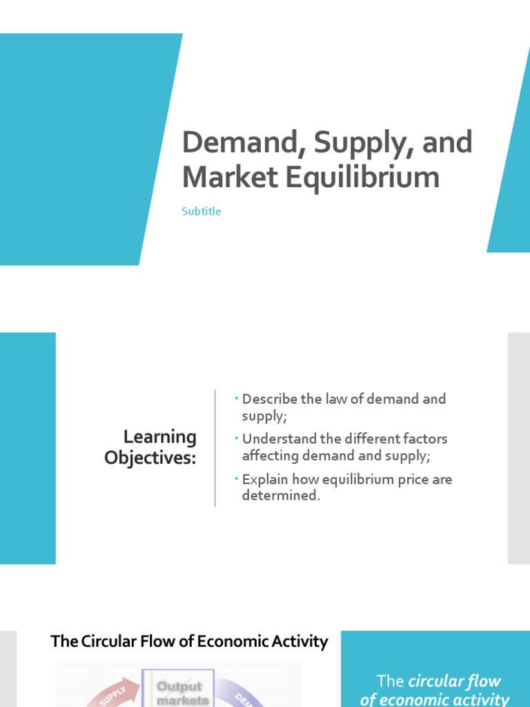 2 - Law of Supply and Demand | PDF | Demand | Demand Curve