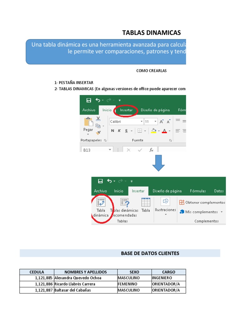 5 - Tablas Dinamicas | PDF