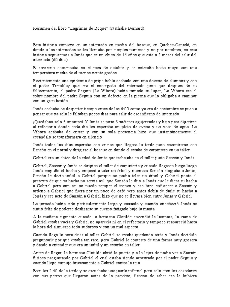 Resumen Del Libro LDB A.2 | PDF | Jonás