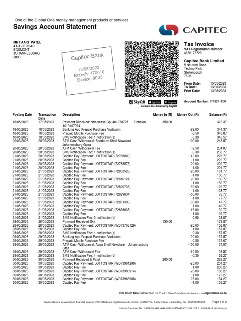 account_statement | PDF