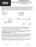 Customer Receipt | PDF | Verizon Wireless | Receipt