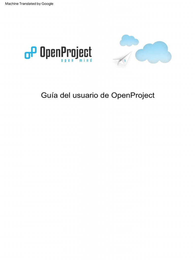 OpenProject - Guia de Usuario | PDF | Wiki | Contraseña