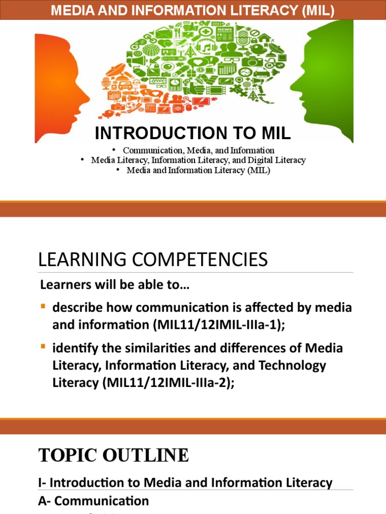 1.MIL 1. Introduction To MIL (Part 1) - Communication, Media ...
