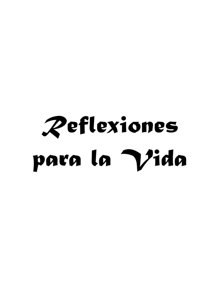 Reflexiones para La Vida | PDF