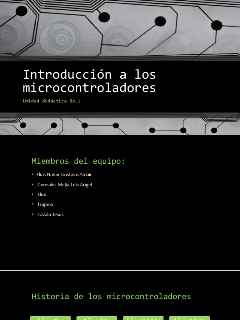 Introducción a los microcontroladores | PDF | Microcontrolador | Microprocesador