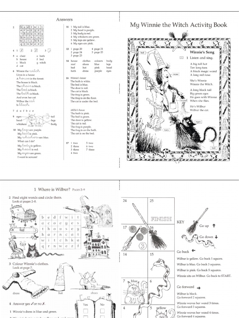 Winnie The Witch Activity Book | PDF