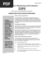 Practical Guide to Focus Group Discussions | PDF | Focus Group | Question