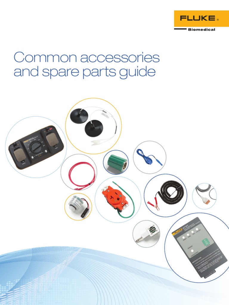 Fluke Biomedical Accessories Guide | PDF | Electrical Connector | Ac ...