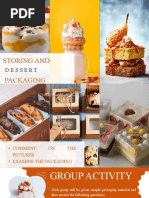 COT 2 - TLE - Storing and Packaging Desserts | PDF | Learning ...