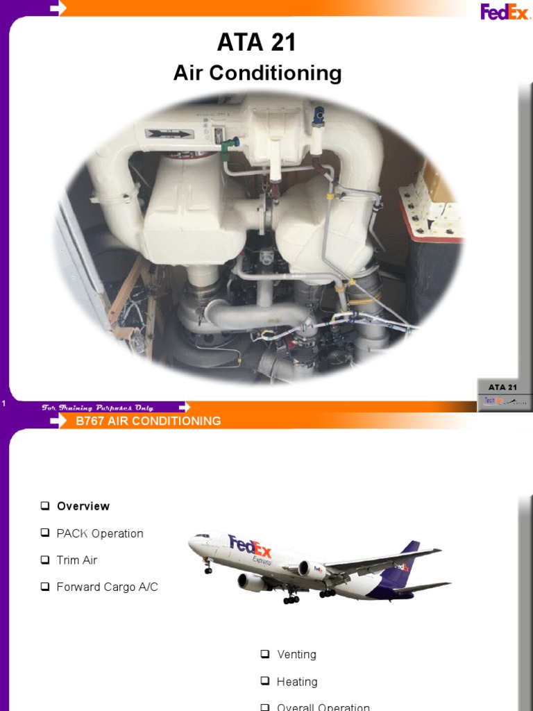 B767 Air Conditioning Overview | PDF | Air Conditioning | Heat Exchanger