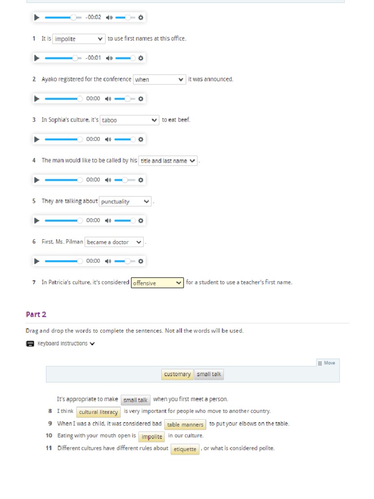 Unit 1.grammar and Vocabulary Test | PDF