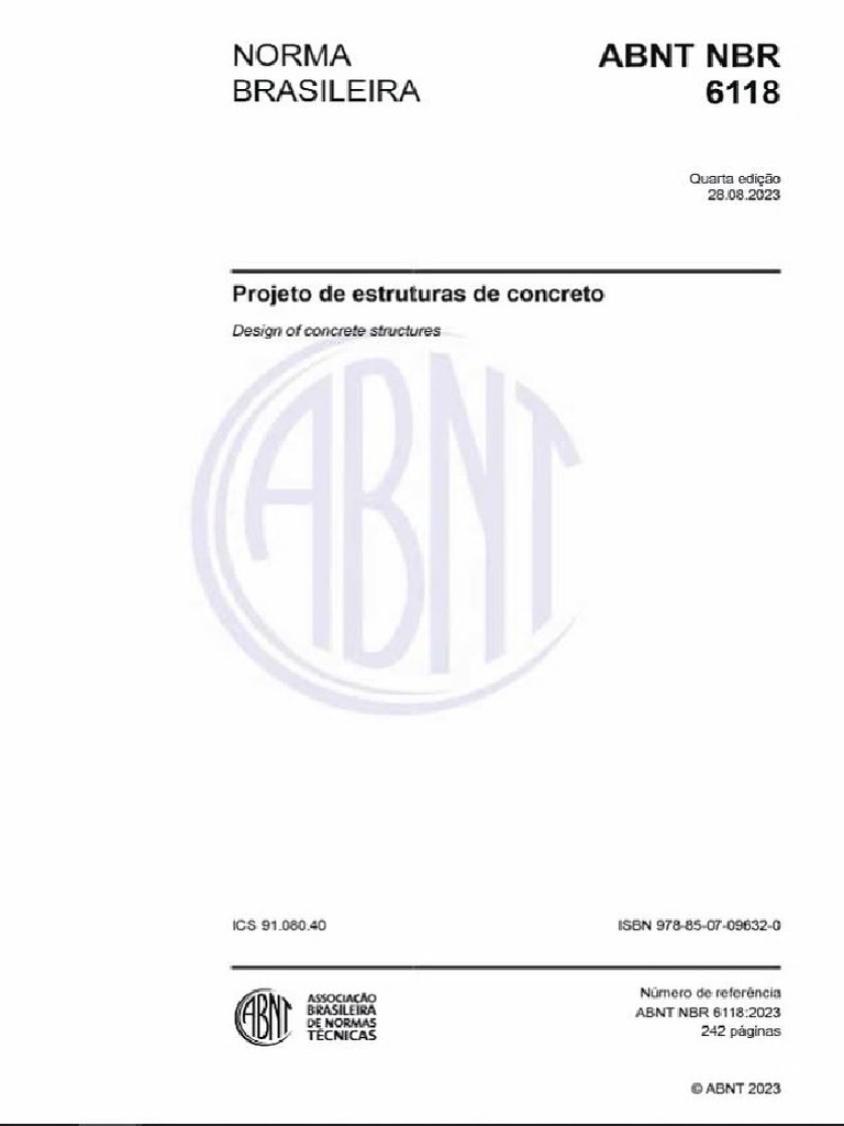 NBR 6118 2023 | PDF