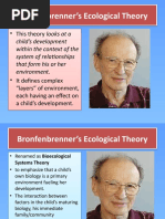 Bronfenbrenners Ecological Systems Theory | PDF | Psychology ...