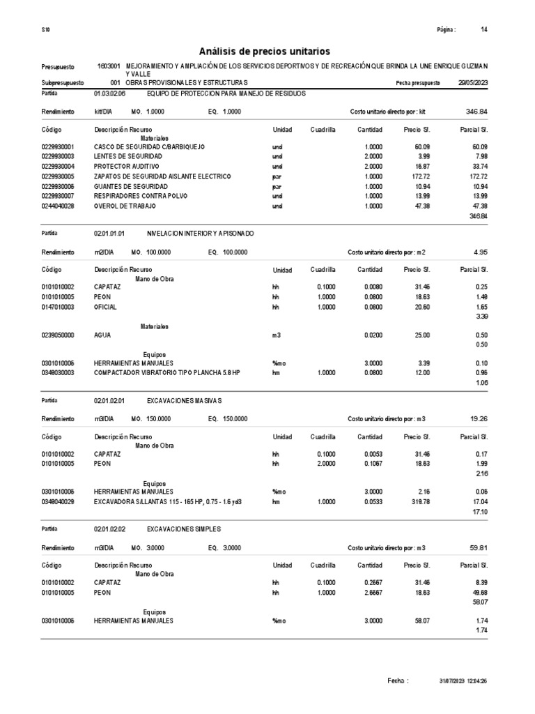 Apu Es | PDF | Hormigón | Materiales