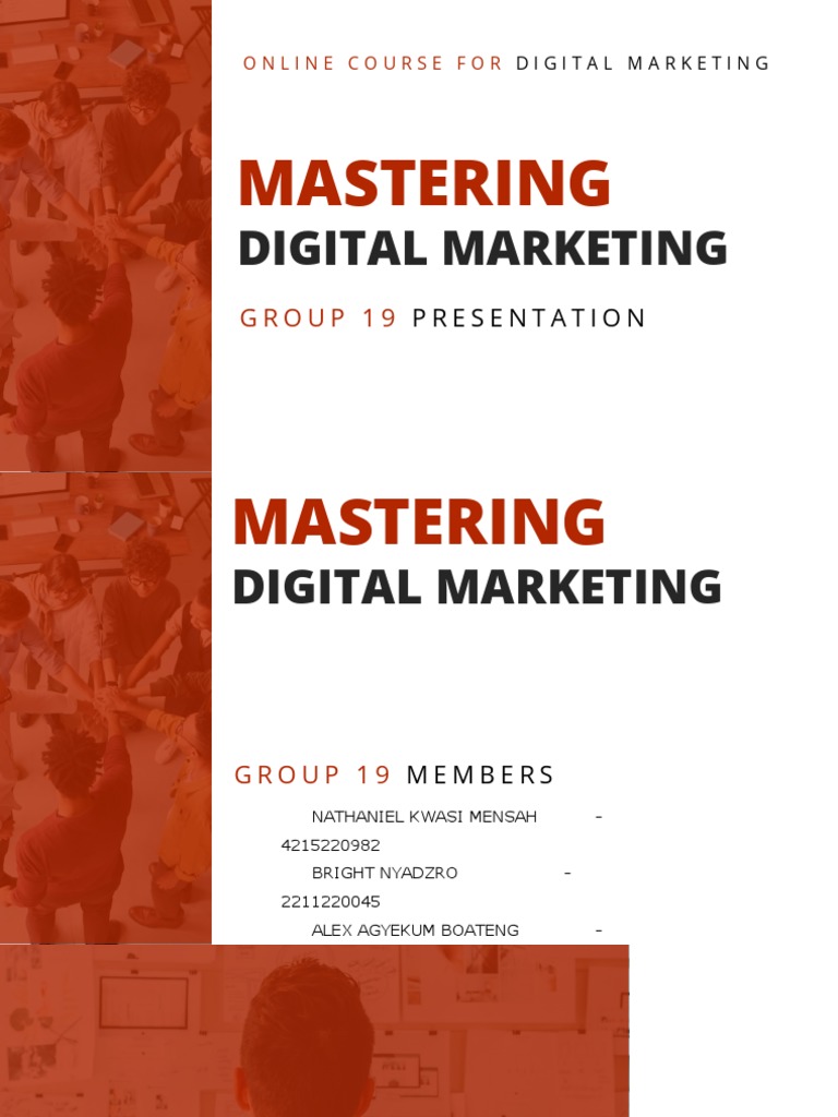 Mastering Digital Marketing Course Presentation | PDF