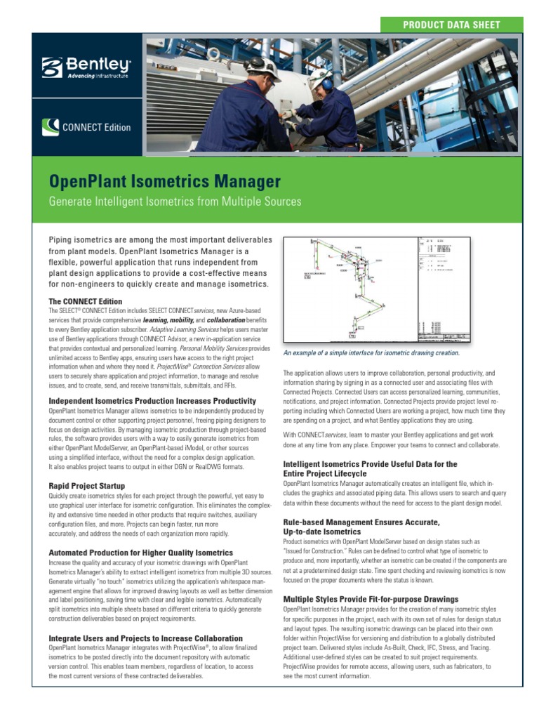 PDS OpenPlant Isometrics Manager LTR EN LR | PDF