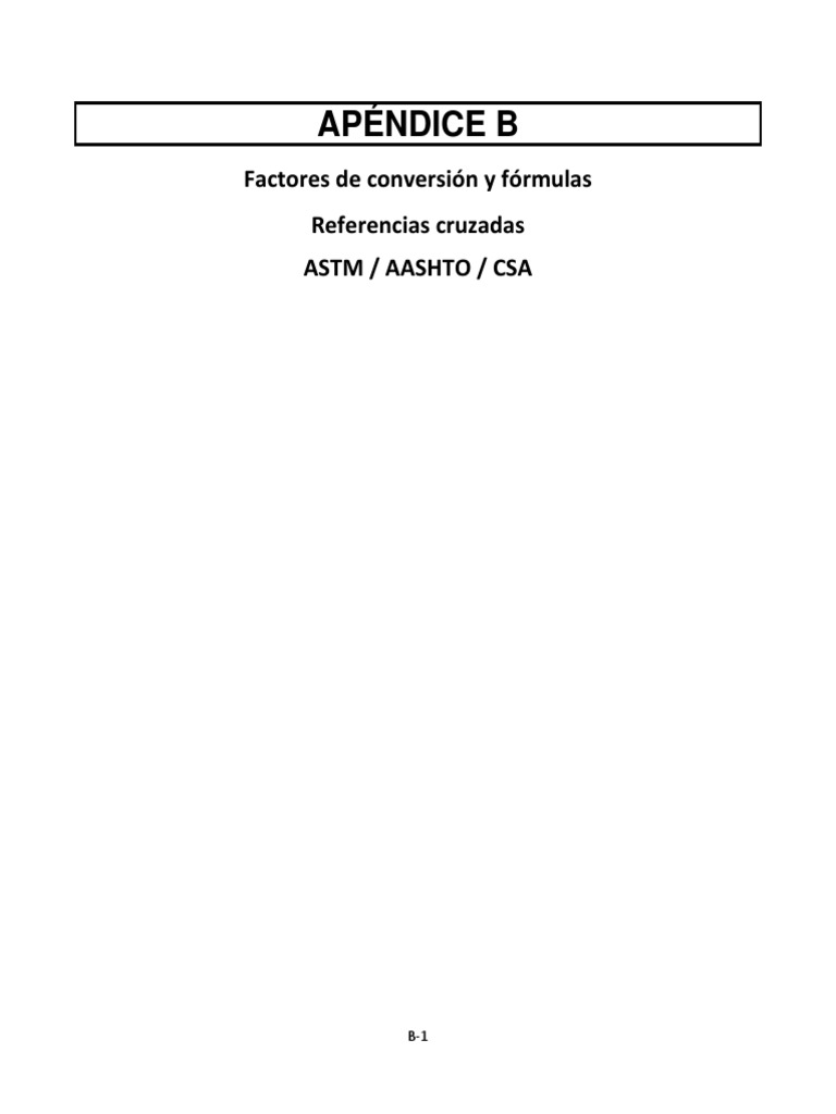 Apendice B | PDF | Cantidades fisicas | Volumen