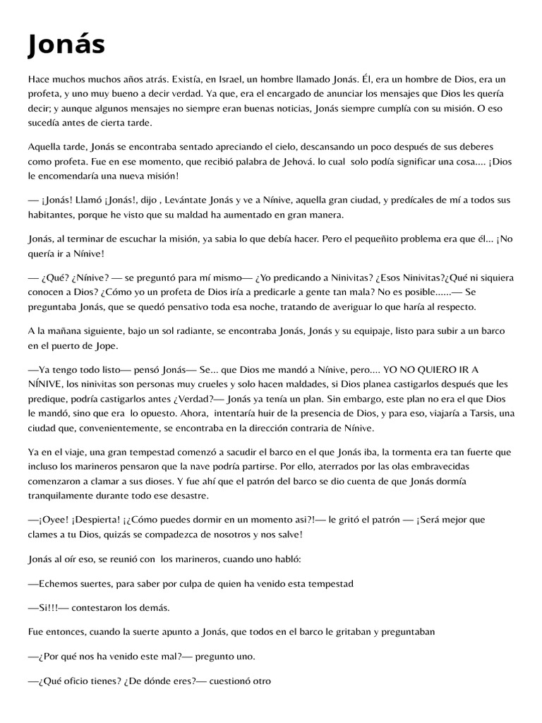 Jonás | PDF