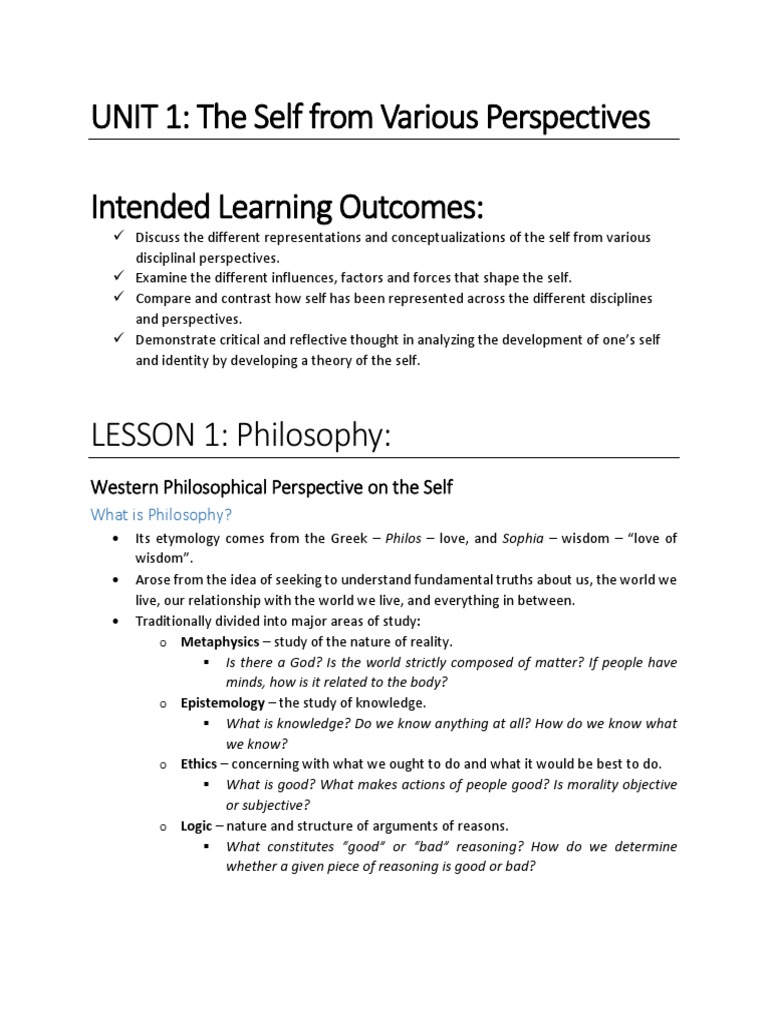 UTS Material | PDF | Philosophy Of Self | Soul