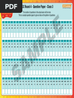 Round 1 - Question Paper - Class III: Sample | PDF