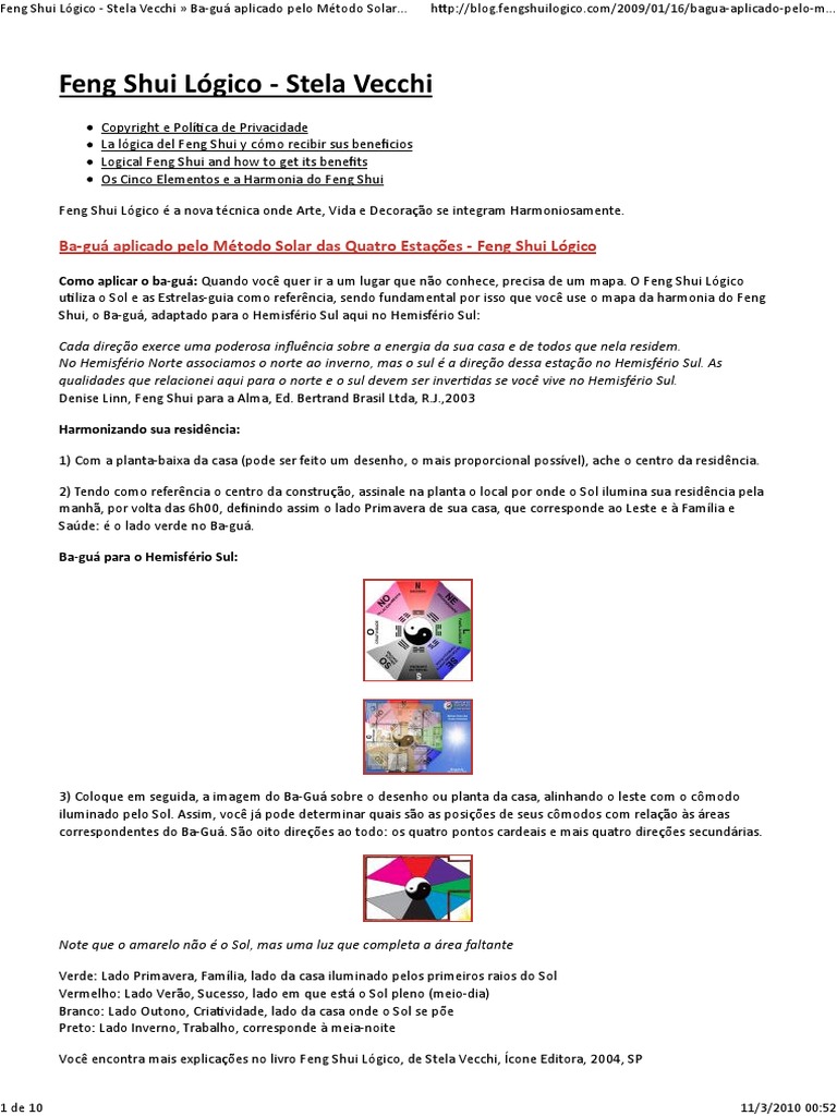 Feng Shui Lógico - Stela Ve.. | PDF