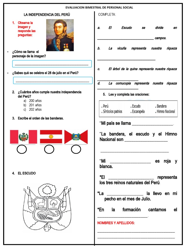 La Independencia Del Perú | PDF