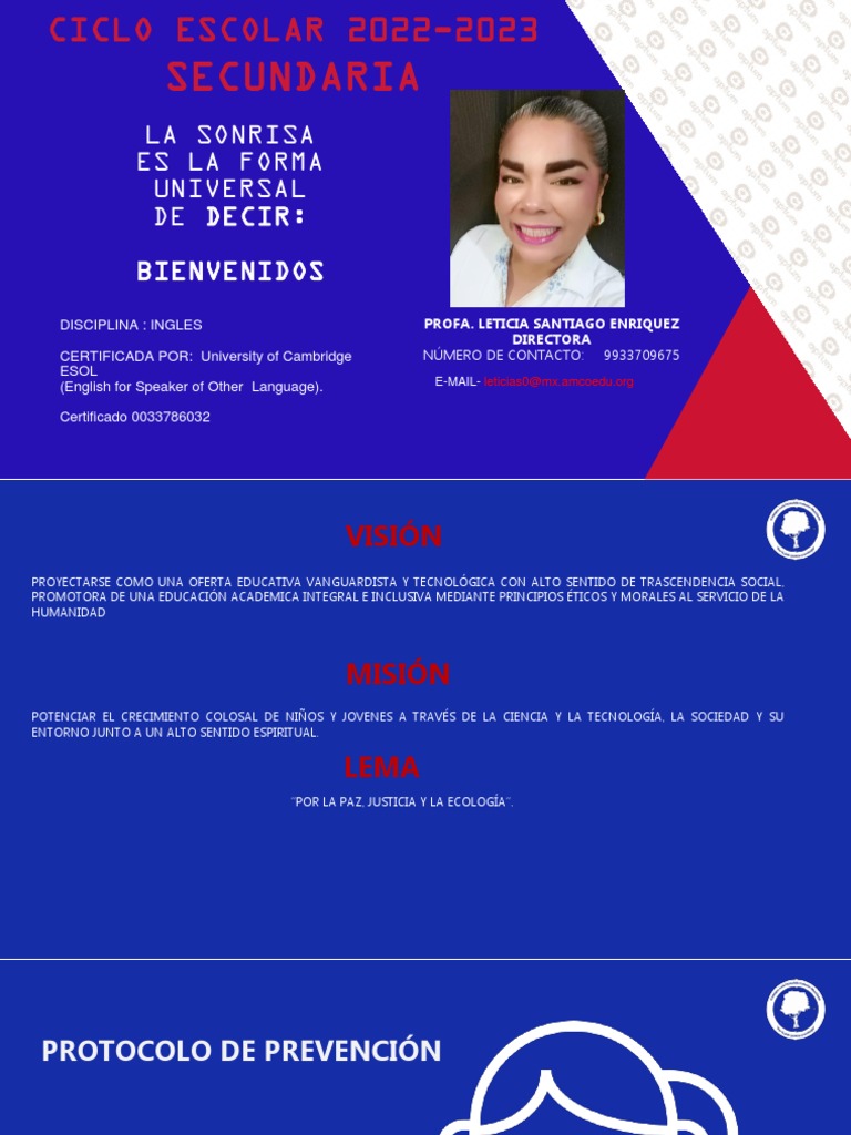 Presentacion Inicio - 2023-24 Padres de Familia | PDF